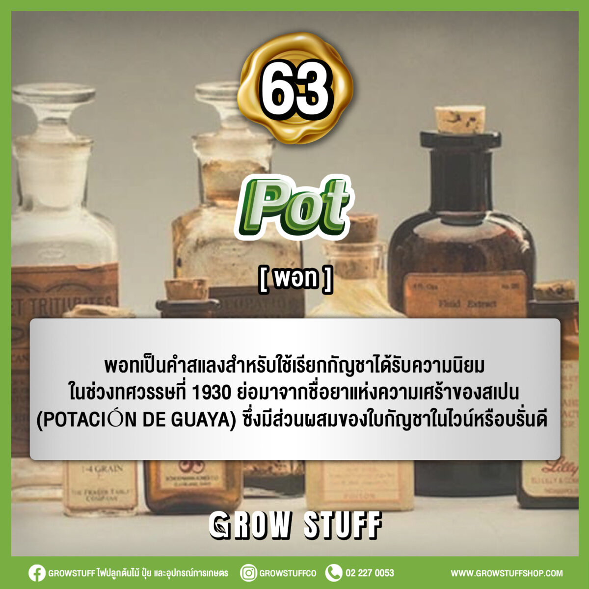 คำศัพย์กัญชาภาษาอังกฤษเรียกว่าอะไรบ้างและคำศัพย์ที่สายเขียวควรรู้ [ตอนที่ 3] - GrowStuff Shop ...